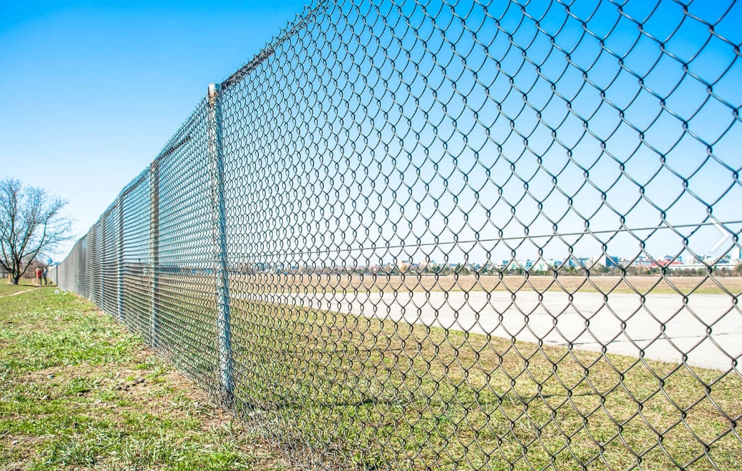 Durable chain link fence for secure property boundaries