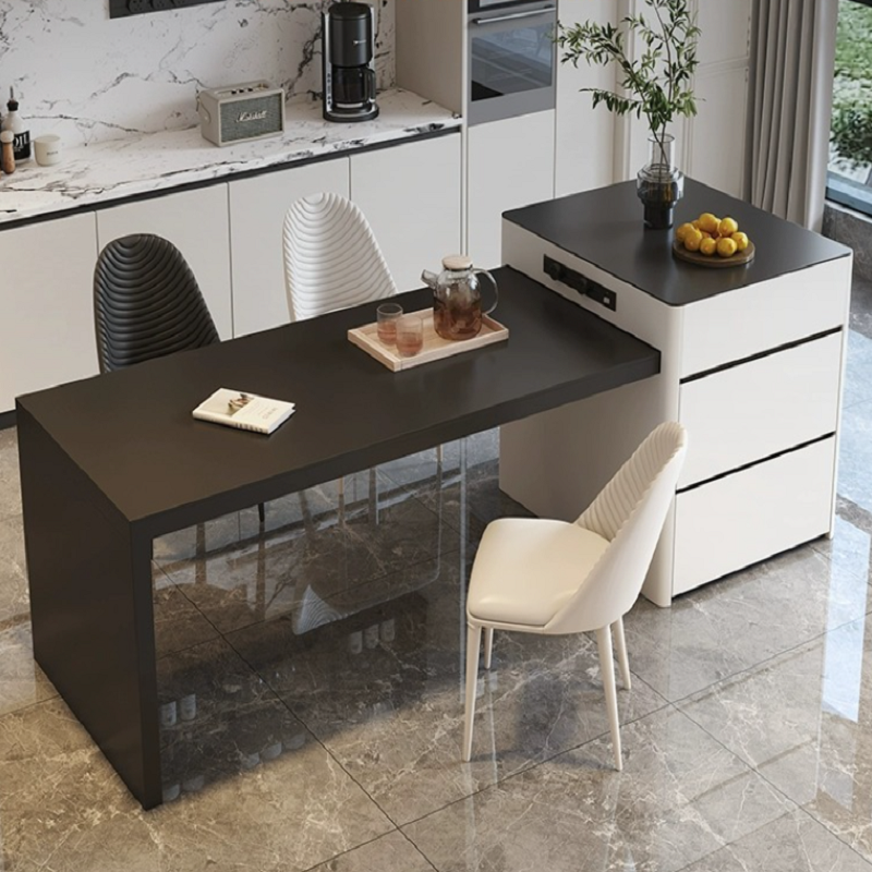 Extendable Rock Slab Kitchen Table