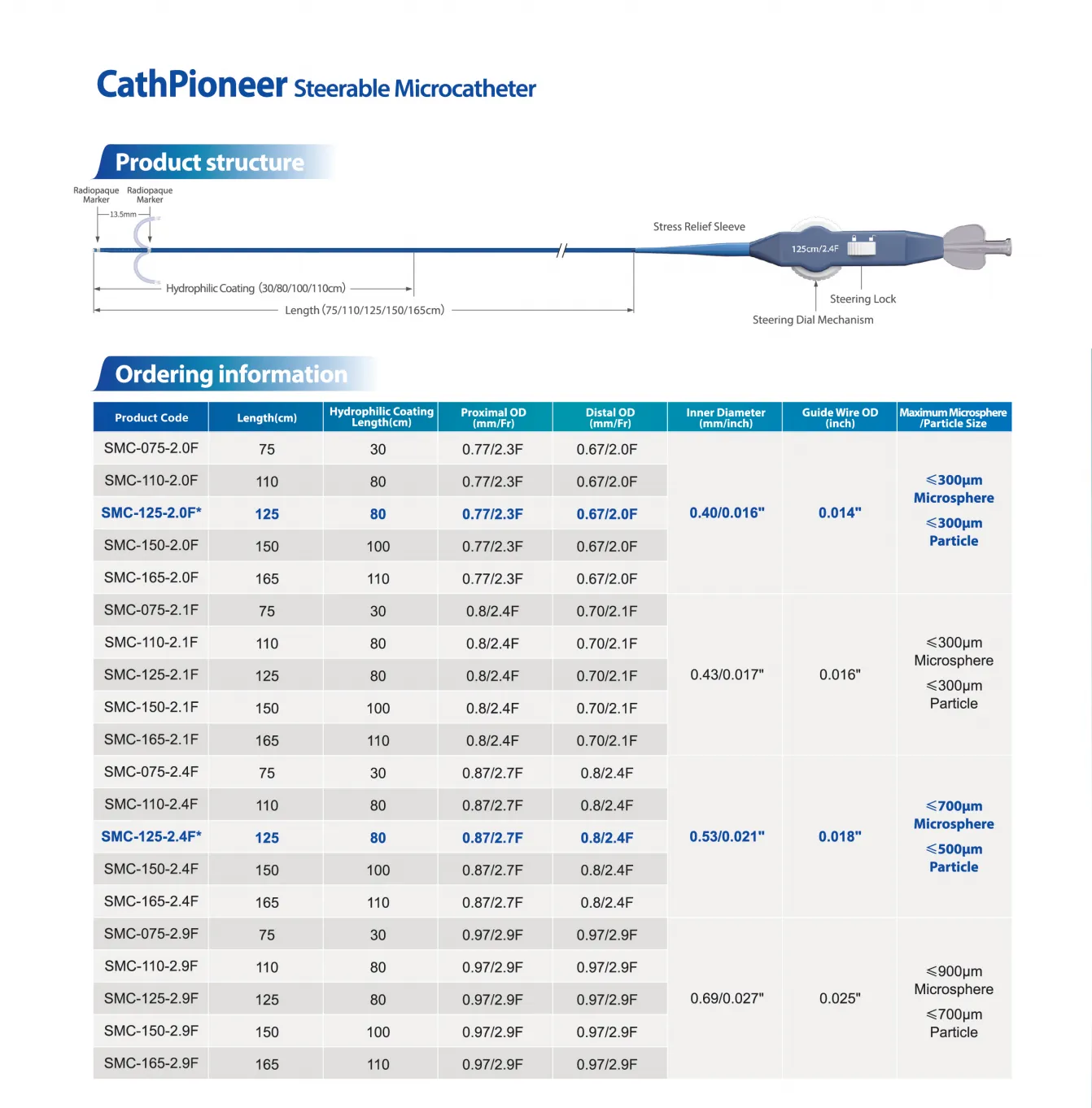 Steerable Microcatheter