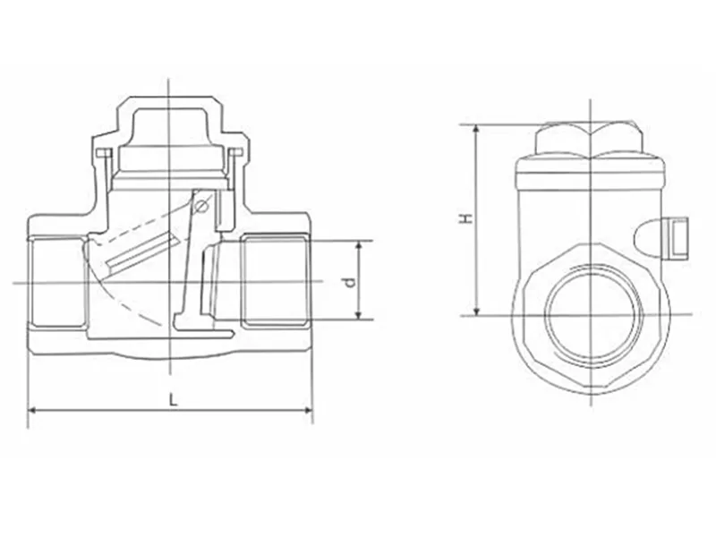 Internal Thread Swing Check Valve