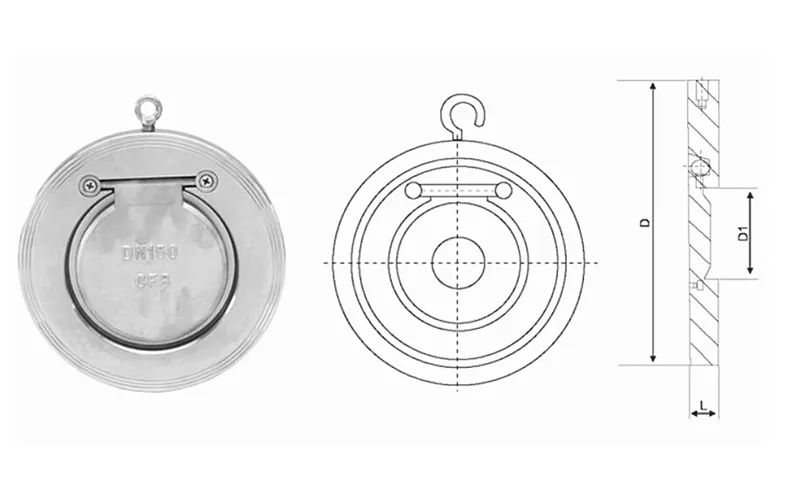 Ultra-thin Wafer Check Valve