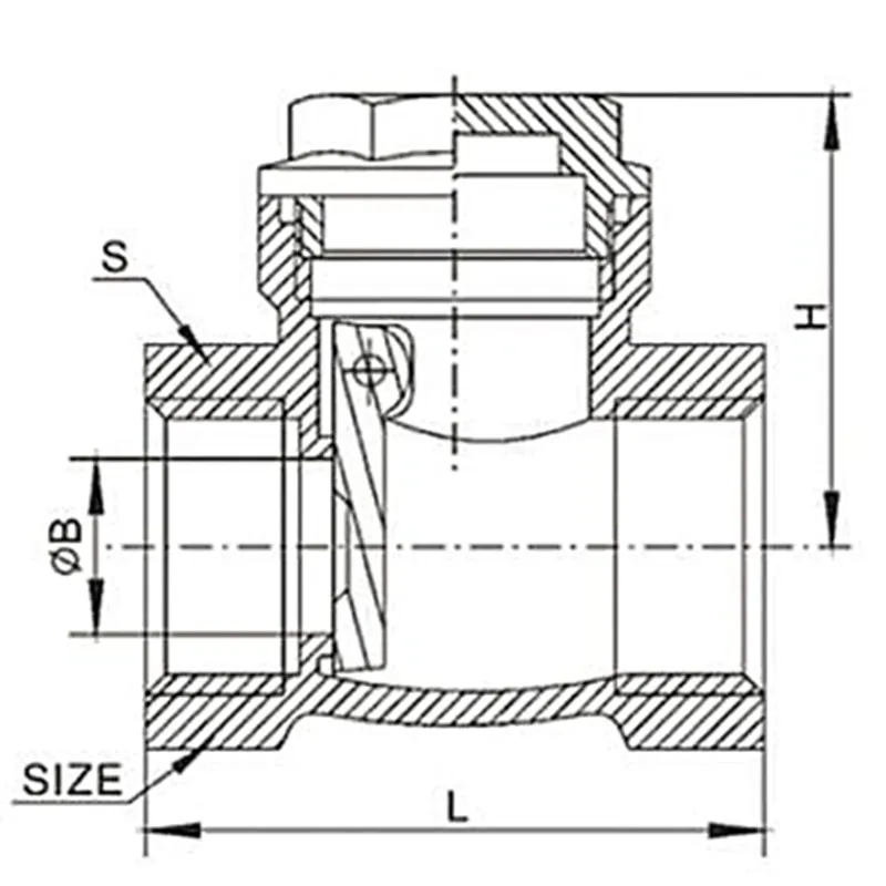Brass Threaded Check Valve