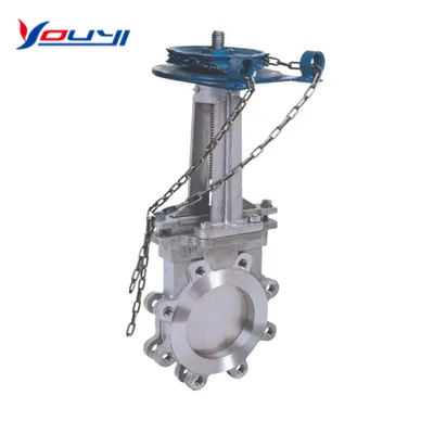 Chain Wheel Type Knife Gate Valve