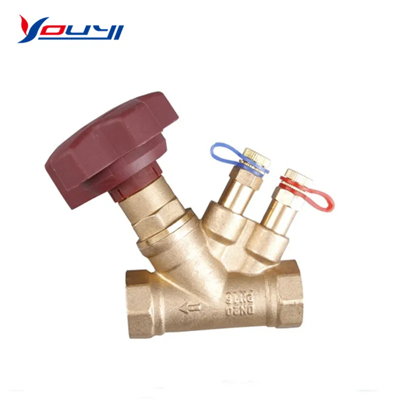 Heavy Type Brass Static Digital Lock Balance Valve