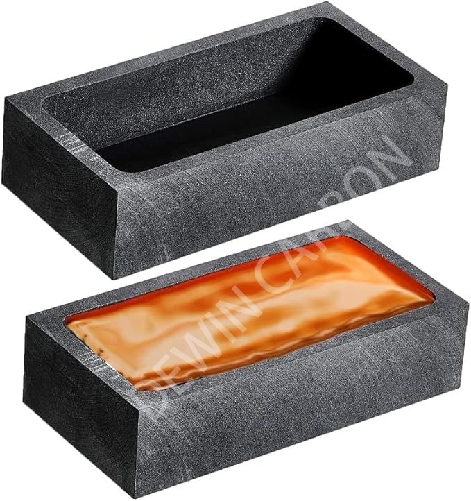 1KG Graphite Ingot Molds - Perfect for Melting & Casting Metals, Rapid ...