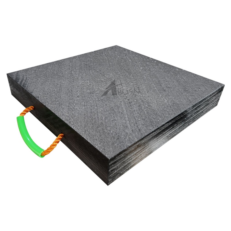 18"X 18" X 1"Textured No-Slip Finish of Crane Outrigger Pad