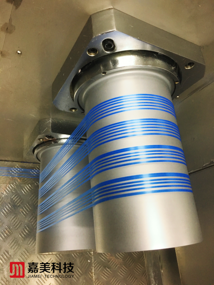 bcf poy fdy multifilament extrusion line stretch drawing roller hot godet