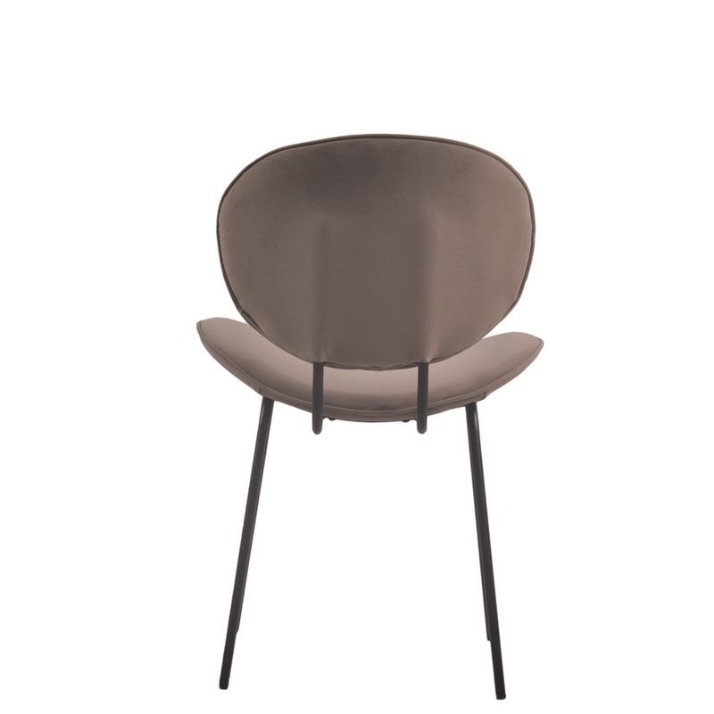 Circular Seat Dining Chair With Backrest