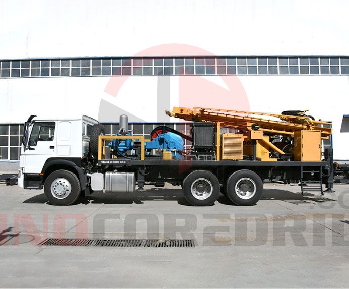 JS800 Truck Mounted Water Well Drilling Rig Max Drilling Depth 800m