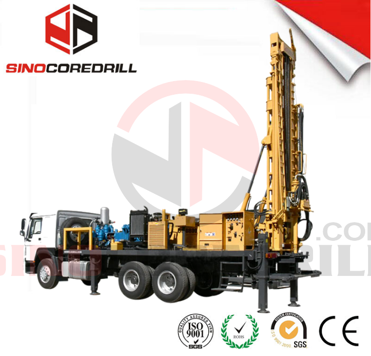 JS800 Truck Mounted Water Well Drilling Rig Max Drilling Depth 800m