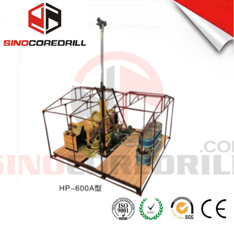 HP-6 Hydraulic Portable Drilling Rigs Easy To Assemble