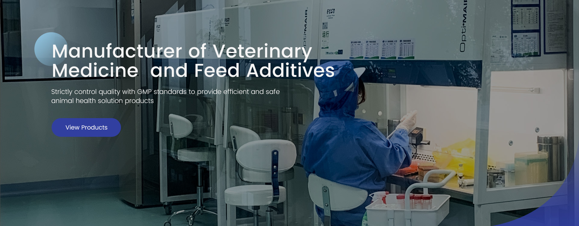 Over 30 years' experience for veterinary medicine, Vetcom Biotechnology