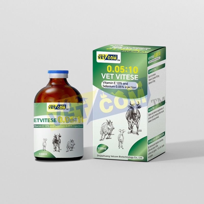 Vitamin E 10% and Selenium 0.05% injection