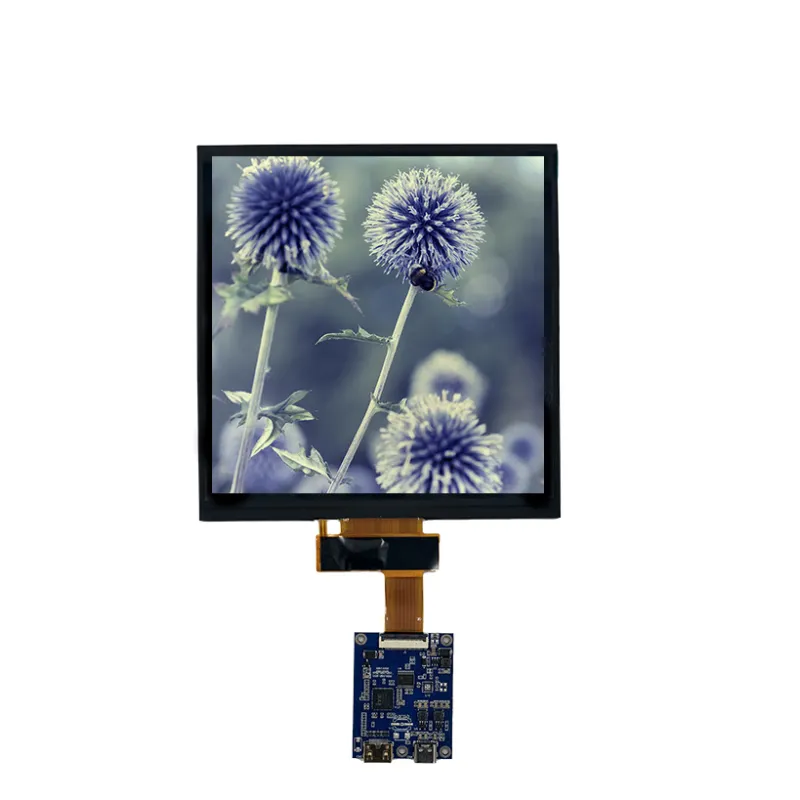 7.6” HDMI Round TFT LCD Display Module High Quality