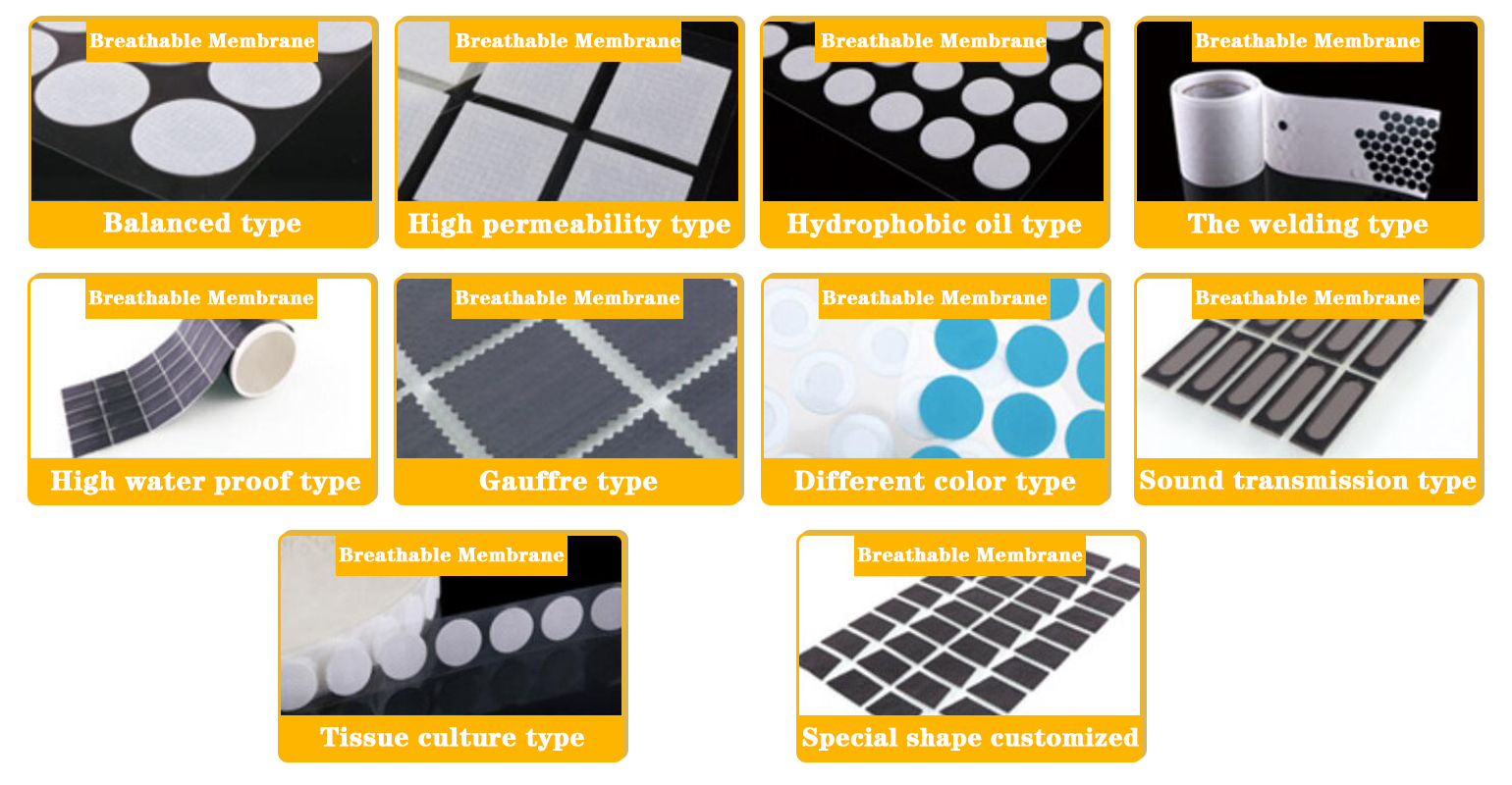 IP67 Eptfe Waterproof Breathable Membrane