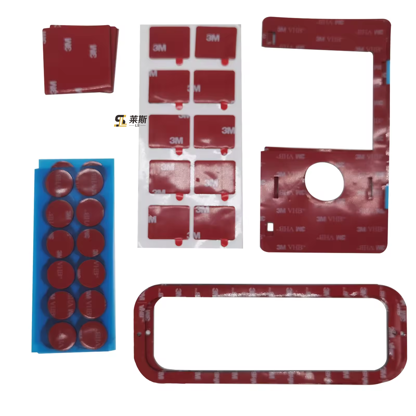 Custom Pre Cut Double Sided Adhesive Pad Sheet Strips