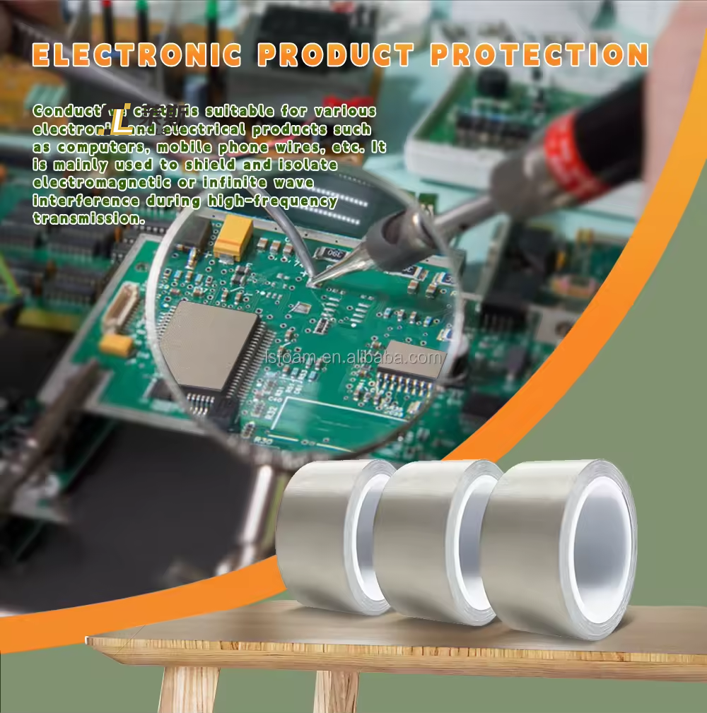 Conductive Cloth Fabric Tape for EMI Shielding