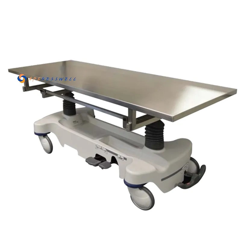 Hydraulic Embalming Table,Mortuary Trolley,Cadaver Transport