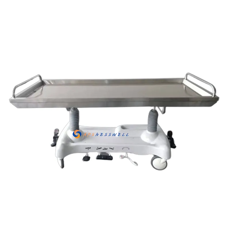 Embalming Table,Mortuary Trolley,Hydraulic Body Lifter