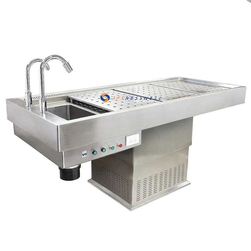 Pedestal Autopsy Tables,Embalming Station,Anatomy table