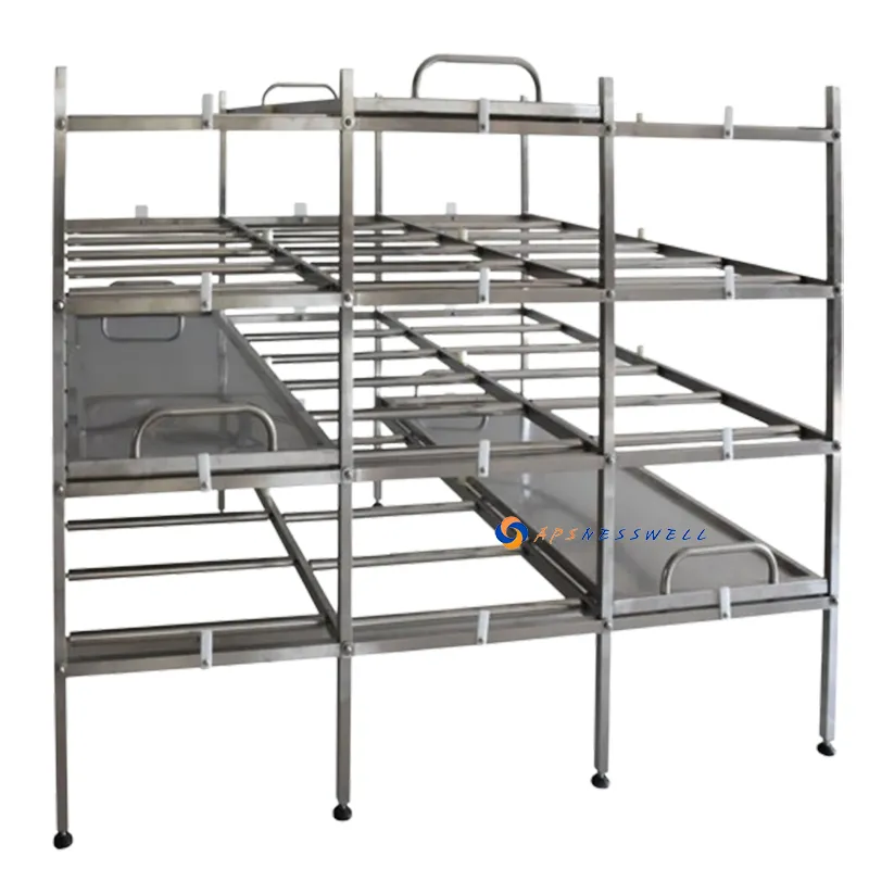 Mortuary Rack,Cadaver Storage Rack,Stainless Steel Morgue Rack