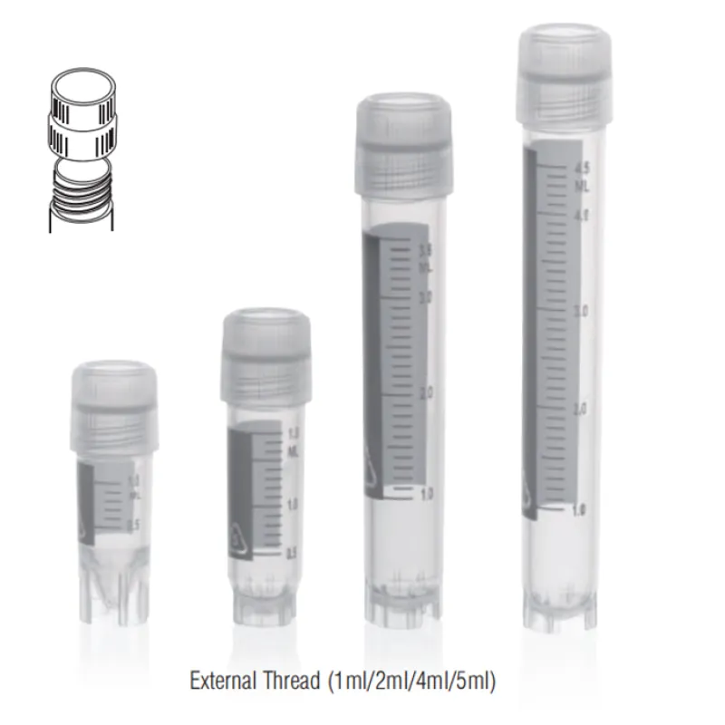 External Thread Cryogenic Vial,Freezing Cryo Tubes,Cryovials