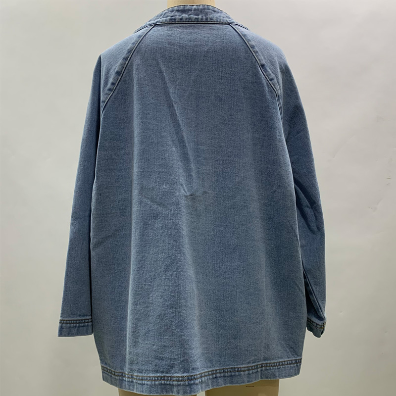 PPF Embossed Font Denim Jacket – Bold Premium Streetwear Style