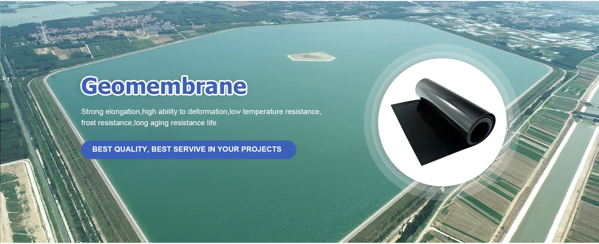Geomembranes Manufacturer & Supplier | HDPE/LLDPE Liner Solutions