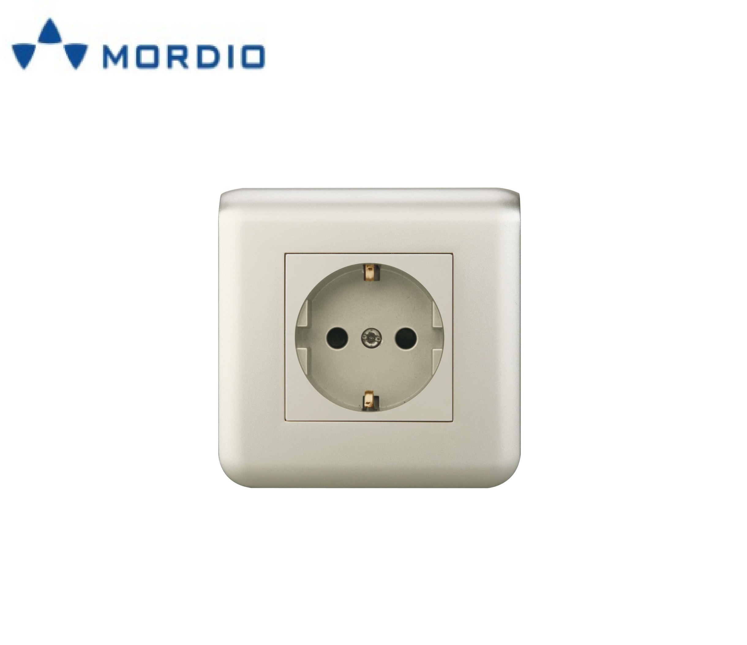 K800 European champagne gold 16A switch socket