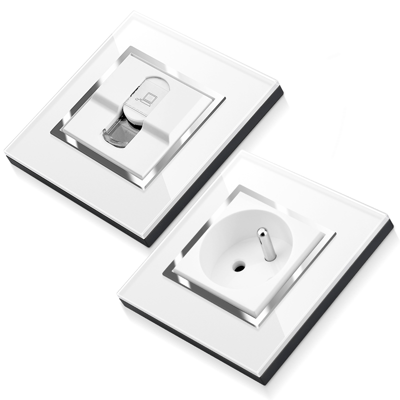 K320 Poland CE white 16A French socket
