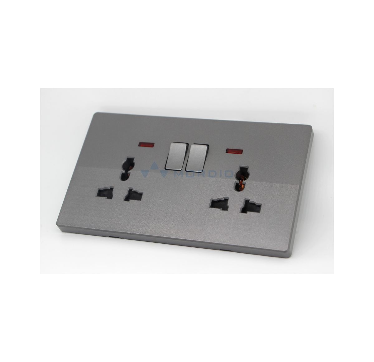 Nigeria brushed double 13A 5pin multiple socket