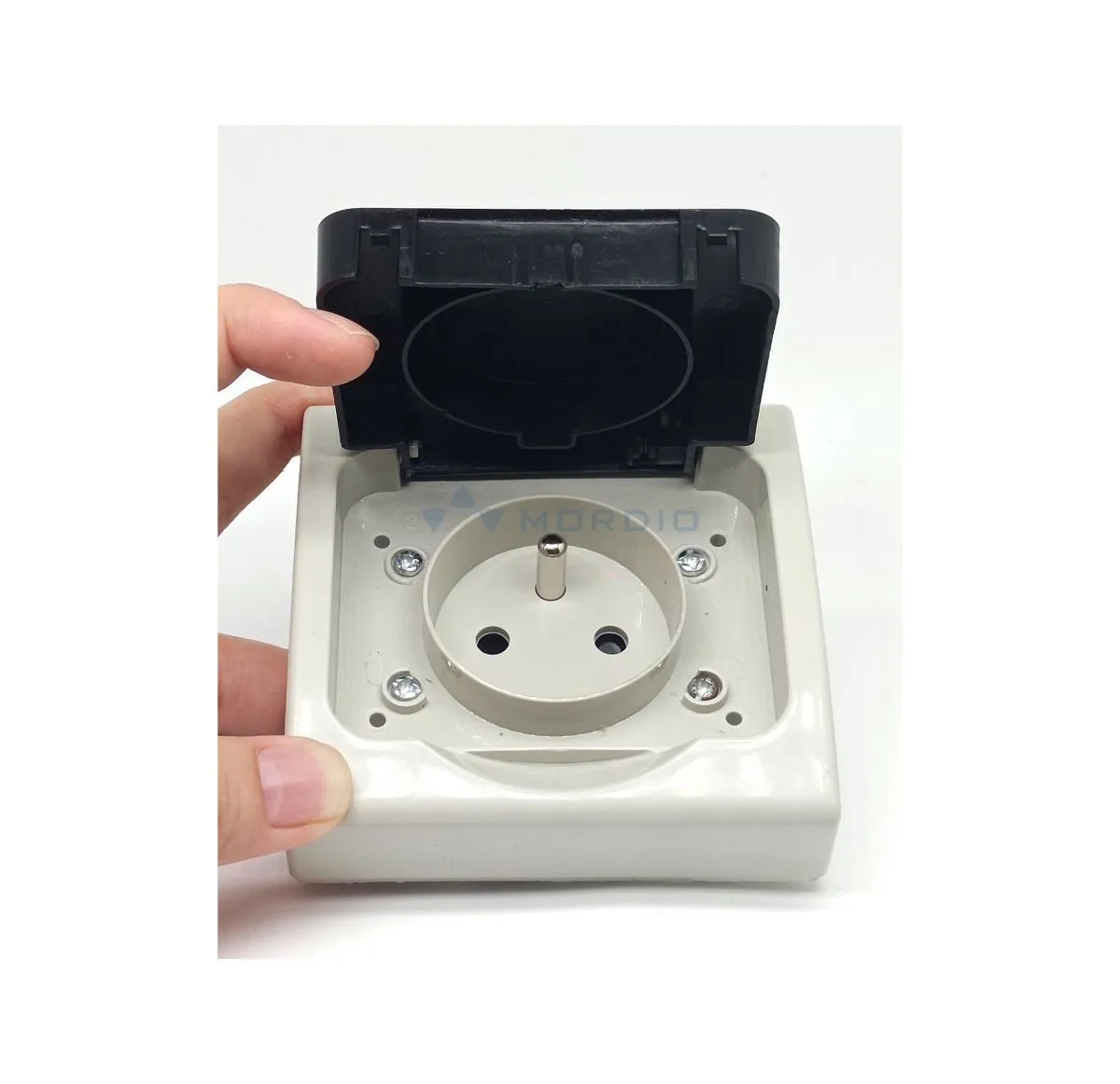 Waterproof euro wall switch french socket