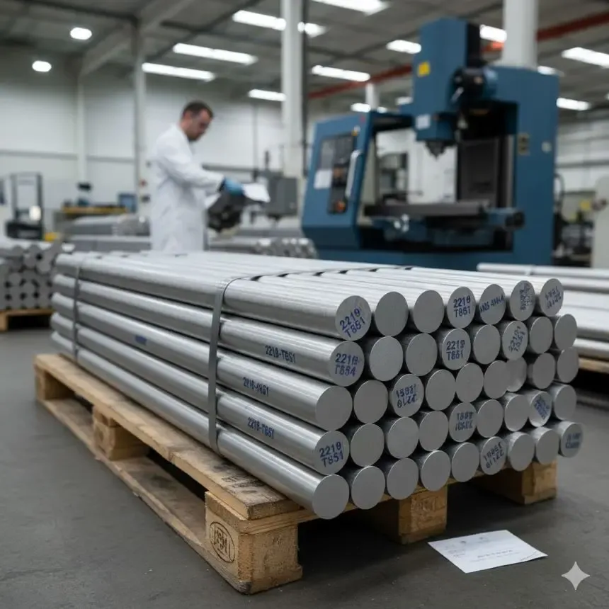 2219 Aluminum Round Bar: Machining Parameters & Turning Guide [2025]
