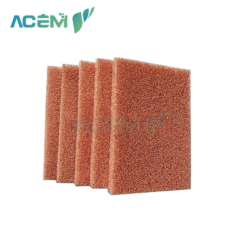 Buy High purity porous copper metal foam for lab lithium battery