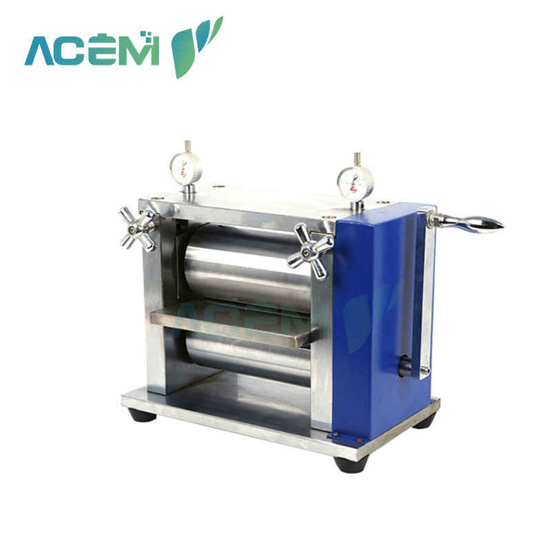 Buy Manual Vertical Roller Press Machine for Battery Electrode Rolling
