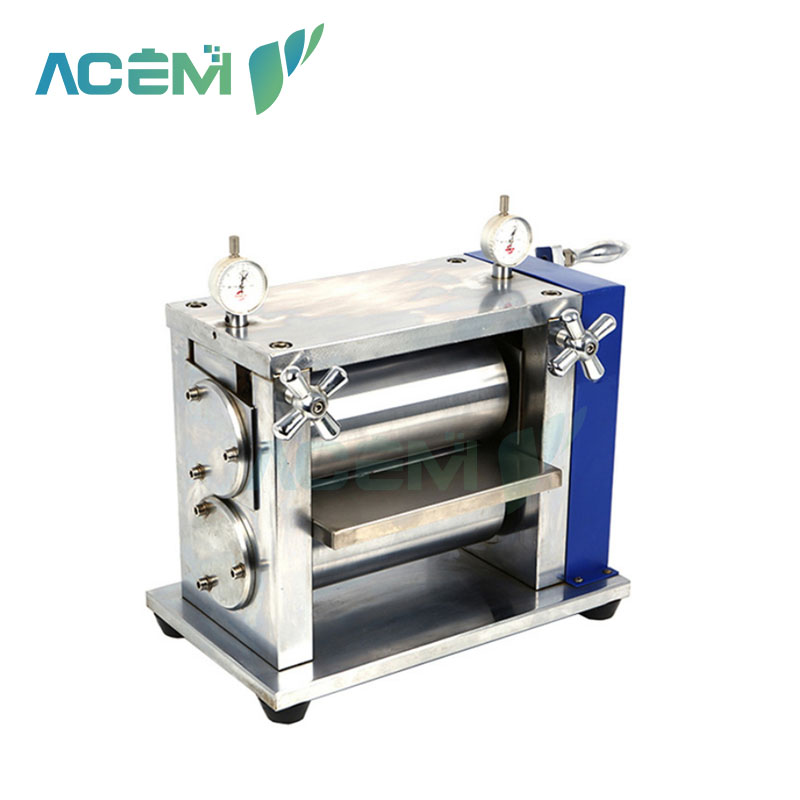 Buy Manual Vertical Roller Press Machine for Battery Electrode Rolling