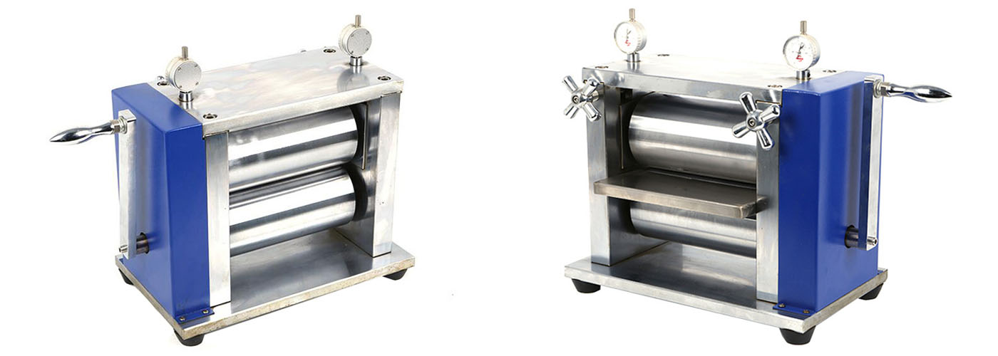 Manual Vertical Roller Press Machine for Battery Electrode Rolling