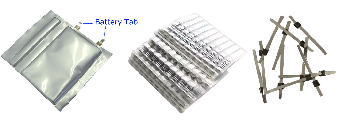 Buy Custom-Sized Nickel Tab for Lithium-Ion Pouch Battery Anodes