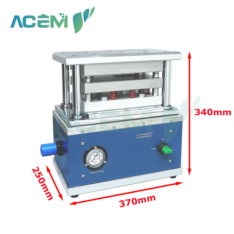 Aluminium Laminated Film Pneumatic Forming Machine for Pouch Cell Case