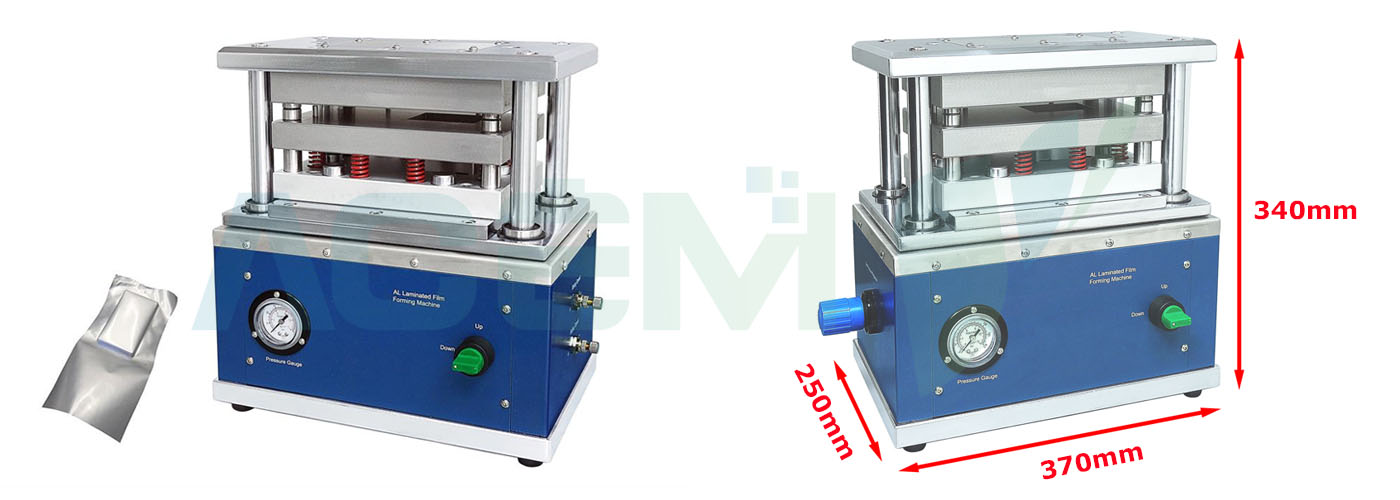 Aluminium Laminated Film Pneumatic Forming Machine for Pouch Cell Case
