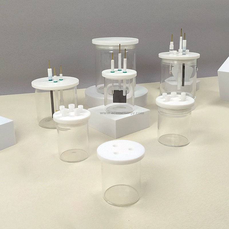 Three-electrode Sealed Electrolytic Cell for Electrochemistry Lab