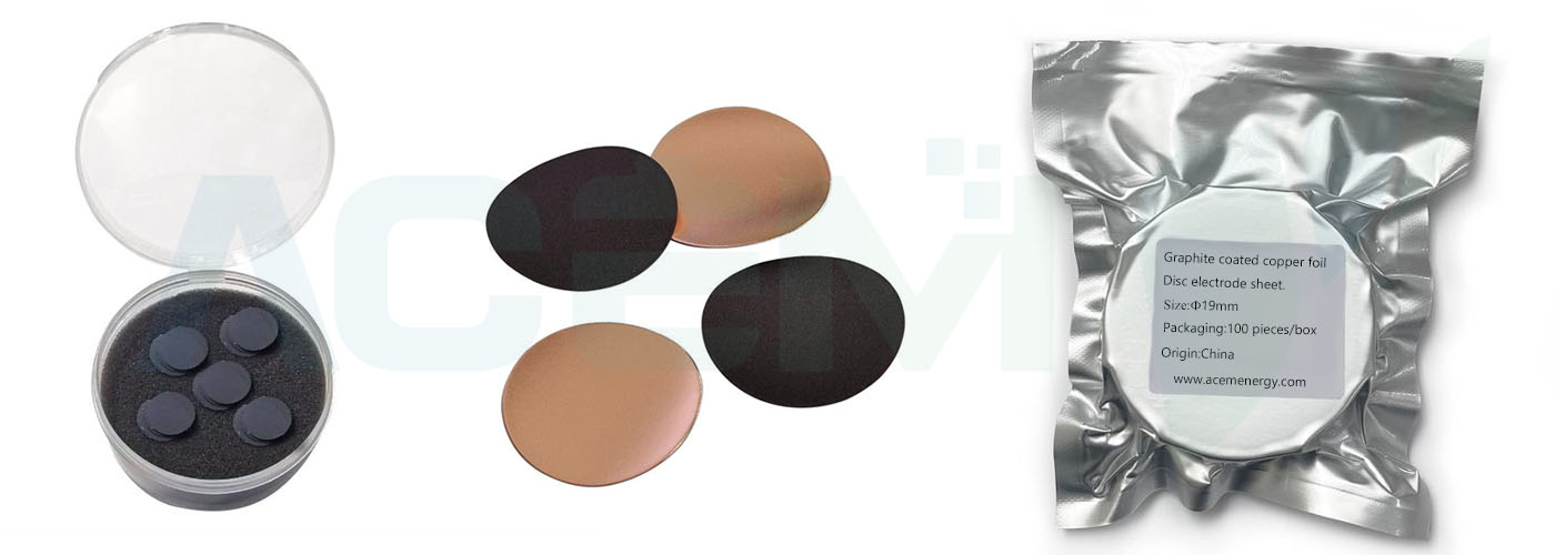 Buy Copper Foil Coated with Graphite Disc Electrode sheet