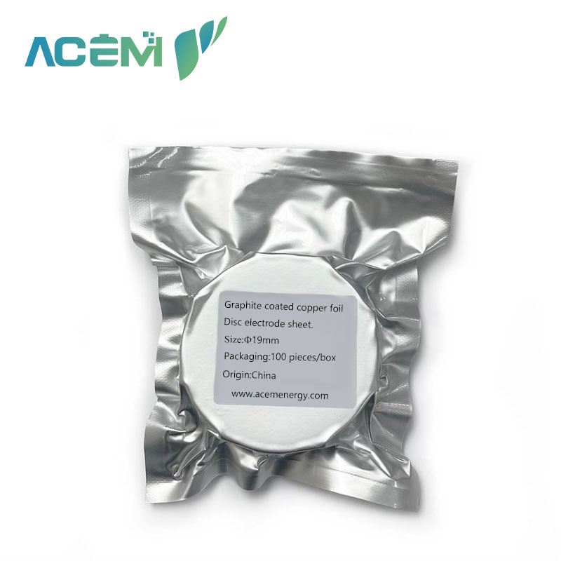 Buy Copper Foil Coated with Graphite Disc Electrode sheet