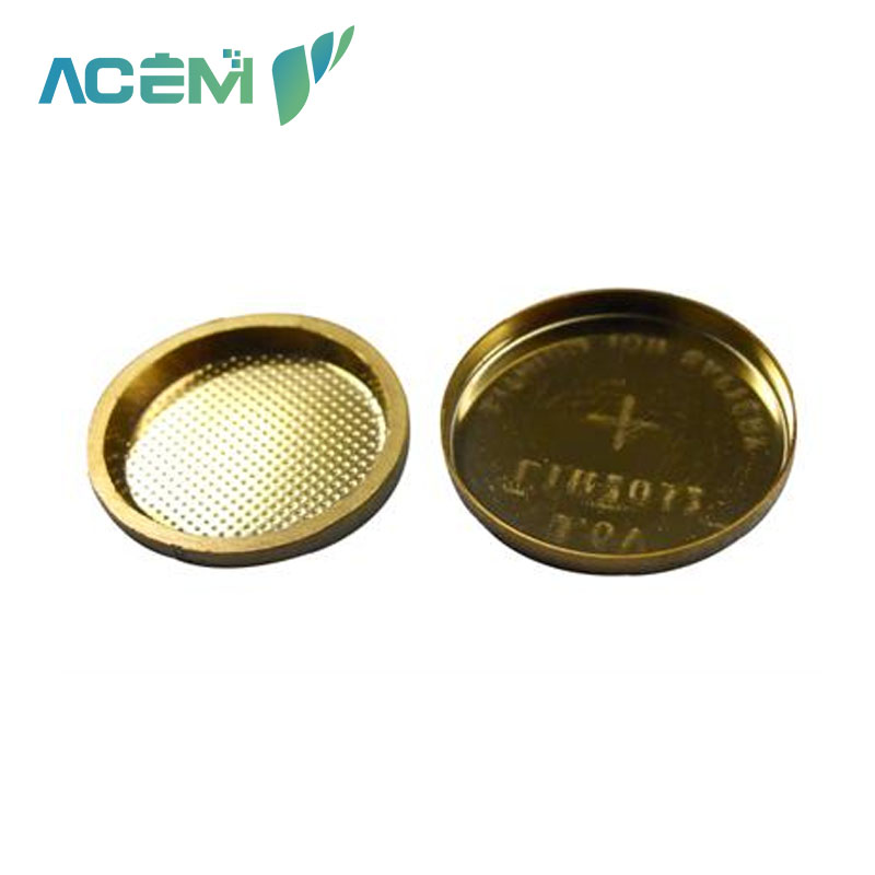 Buy Gold-coated SS304 CR2032 Coin Cell Cases/Spacer/Spring for Lab R&D