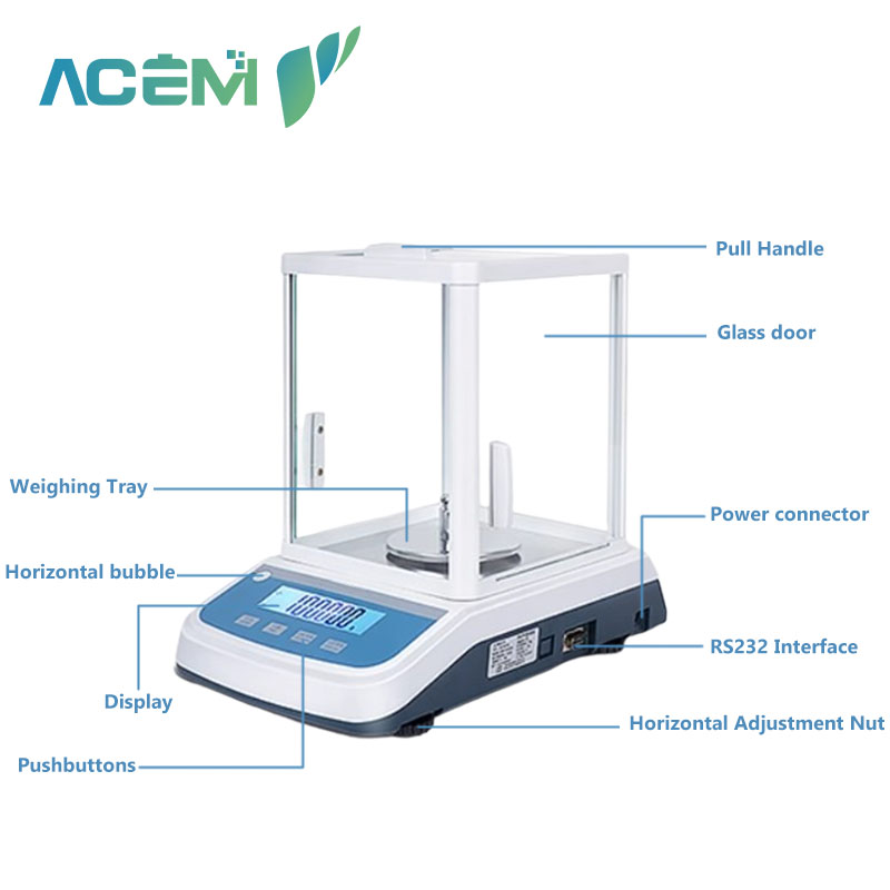 0.001g Electronic Analytical Balance Scales for Weighing Lab Materials