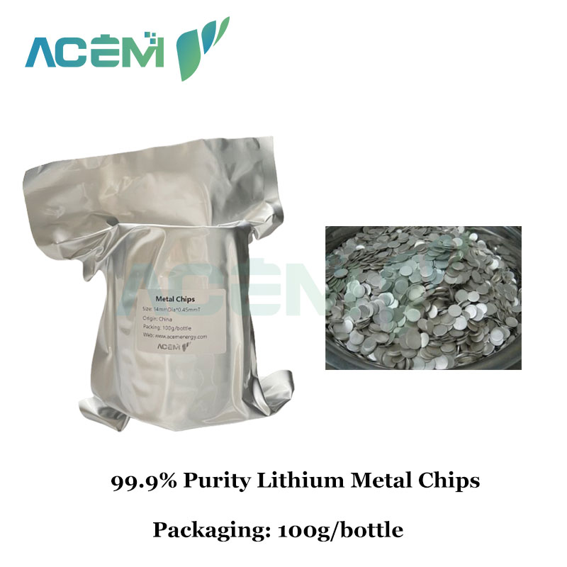 Buy Purity Lithium Li Metal Chips Coin Cell Battery Raw Materials