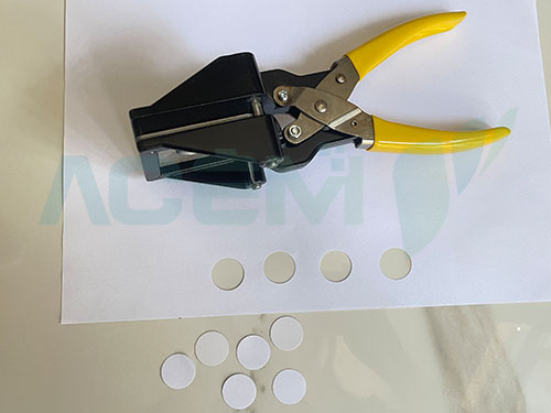 Portable Punching Tool for Coin Cell Battery Electrode Disc Cutting
