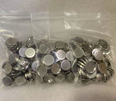 Buy Meshed CR2032 Coin Cell Battery Case for Lithium Air Battery