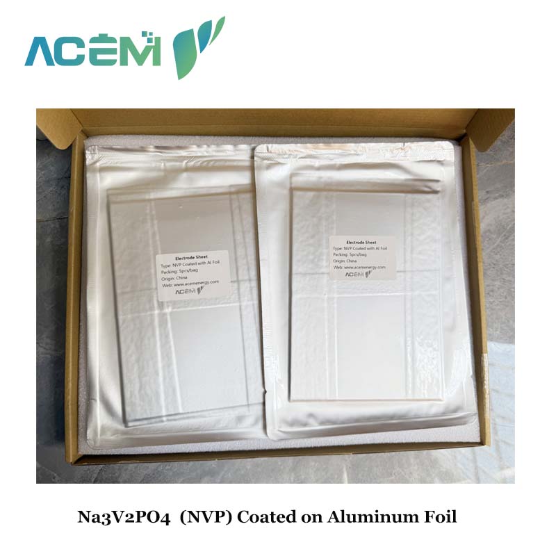 Na3V2PO4 Coated on Al Foil Electrode Sheet for Na-Ion Battery Cathode