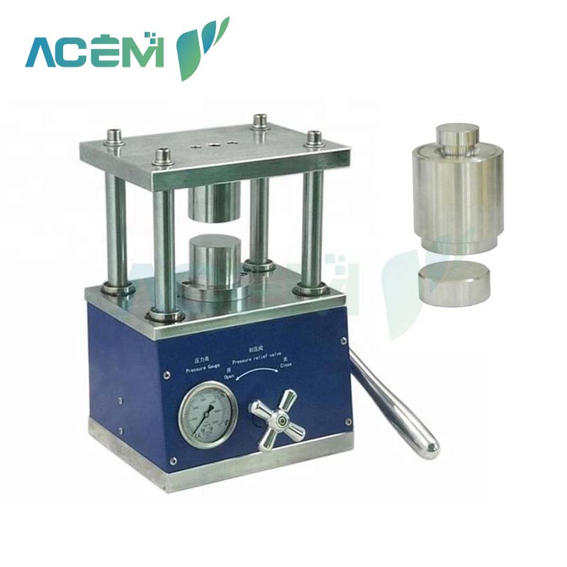 Manual Hydraulic Tablet Press Machine for Battery Electrode Laboratory